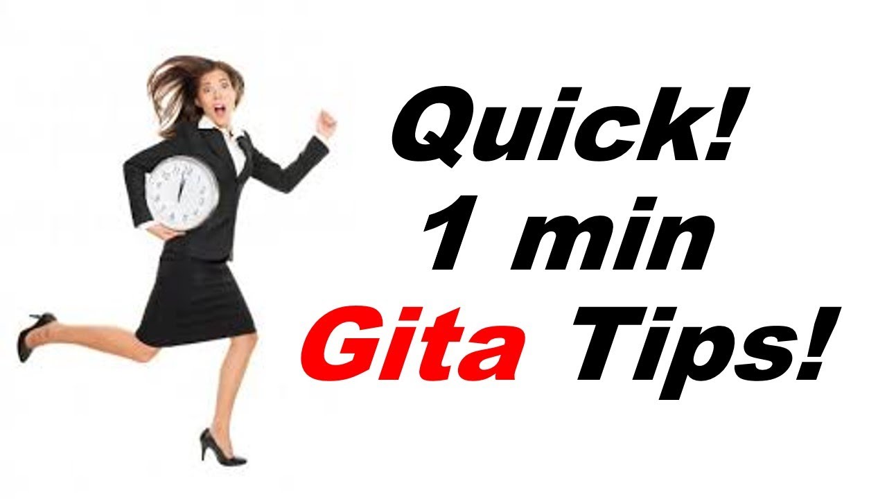 1 minute Life Hacks from Gita : Sense Control Gita 2.67 - YouTube