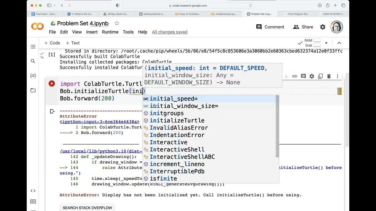 Fun With Turtles using Google Colab - YouTube