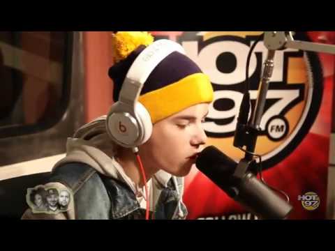 Justin Bieber Freestyle On Hot 97 Morning Show! 2011 *NEW* - YouTube