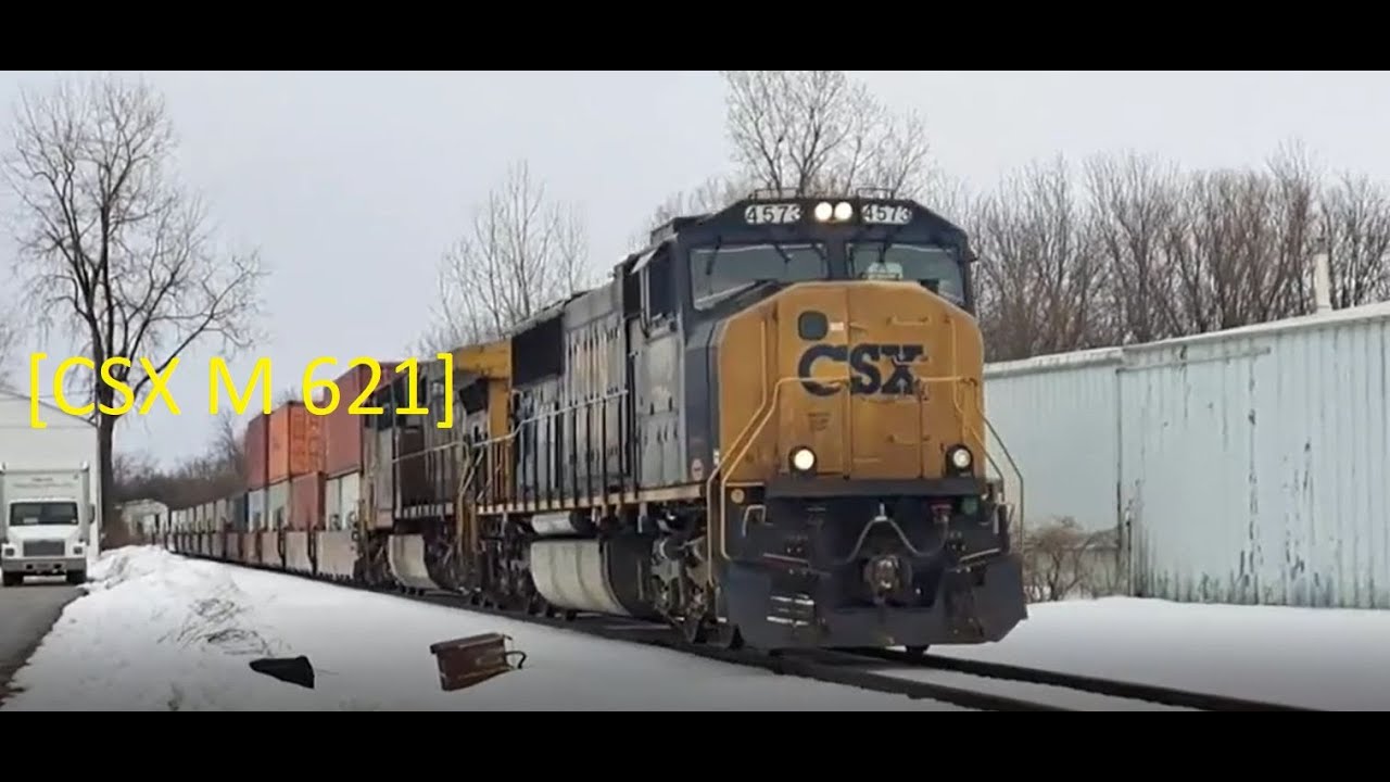 WATERTOWN NY CSX M 621 3 7 - YouTube