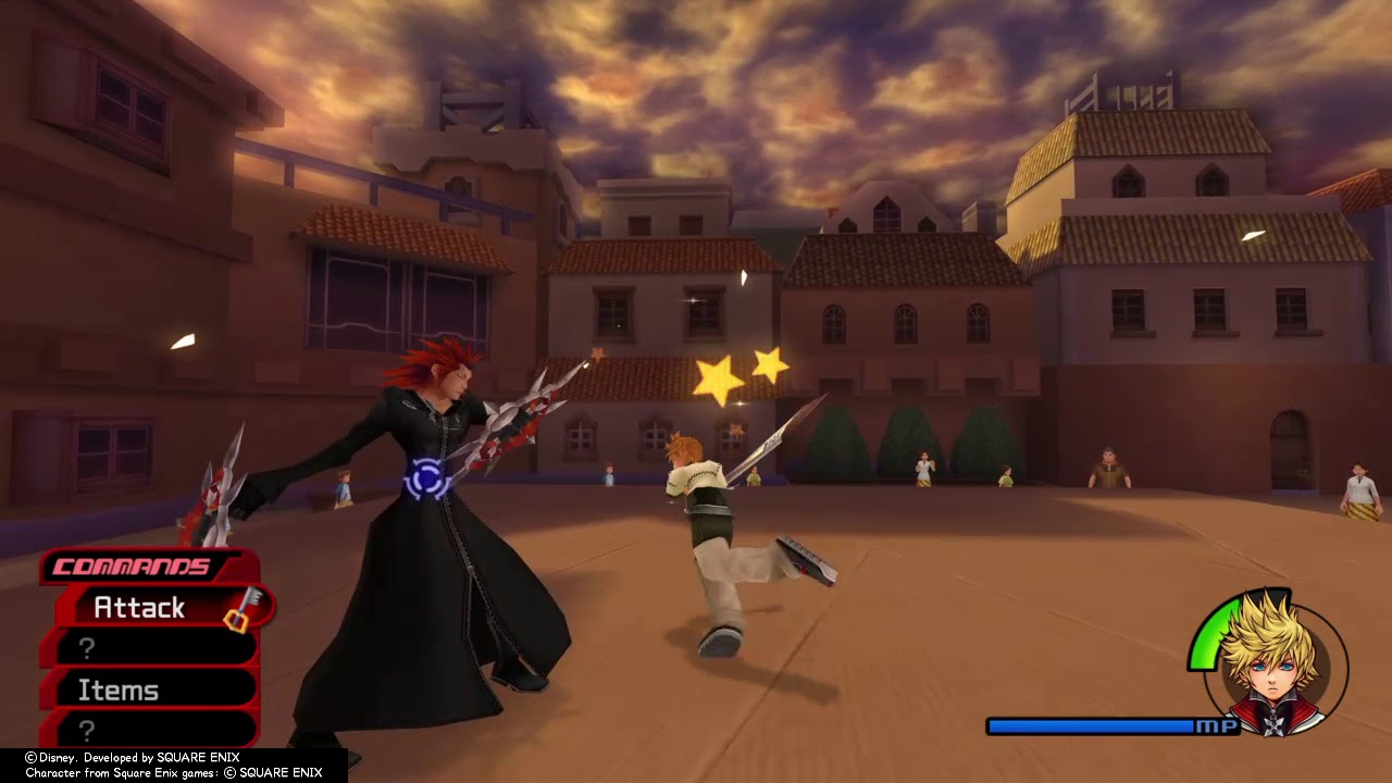 Kh2 lvl 1 bosses axel part 1 - YouTube