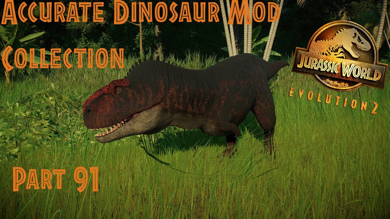 JWE2 Accurate Dinosaur Mod Collection Part 91 - YouTube