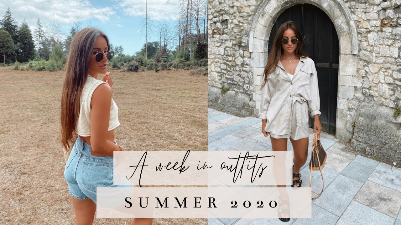 A WEEK IN OUTFITS | SUMMER 2020 | RACHEL HOLLAND - YouTube