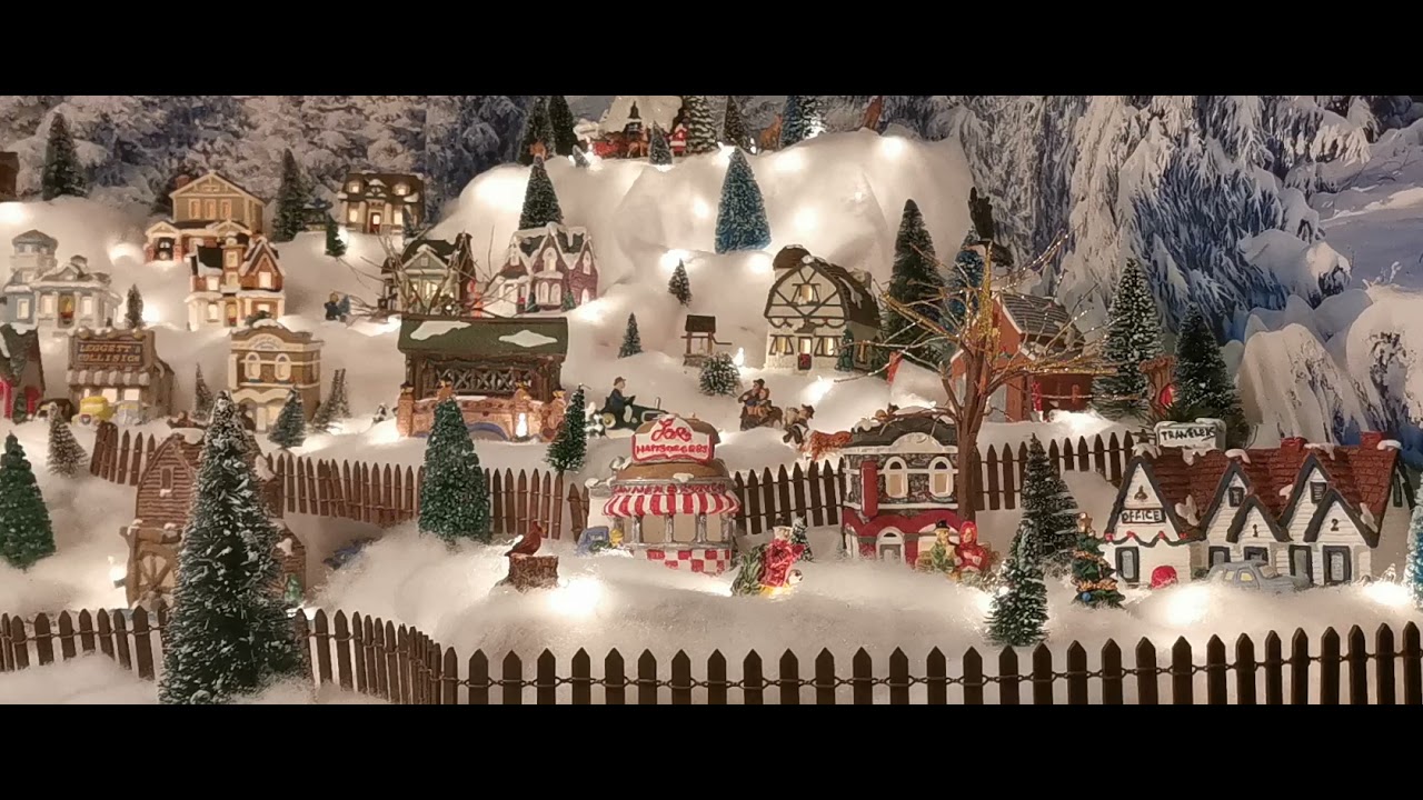 2021 Christmas Village by day. - YouTube