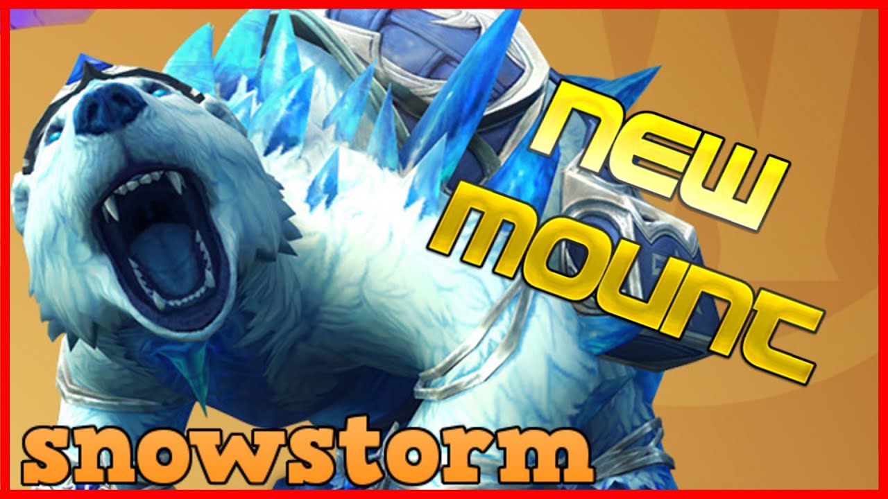 🎮NEW MOUNT BLIZZARD 30º ANNIVERSARY🎮SNOWTORM🎮 MOUNT BLIZZARD 2021🎮 WOW🎮 ...