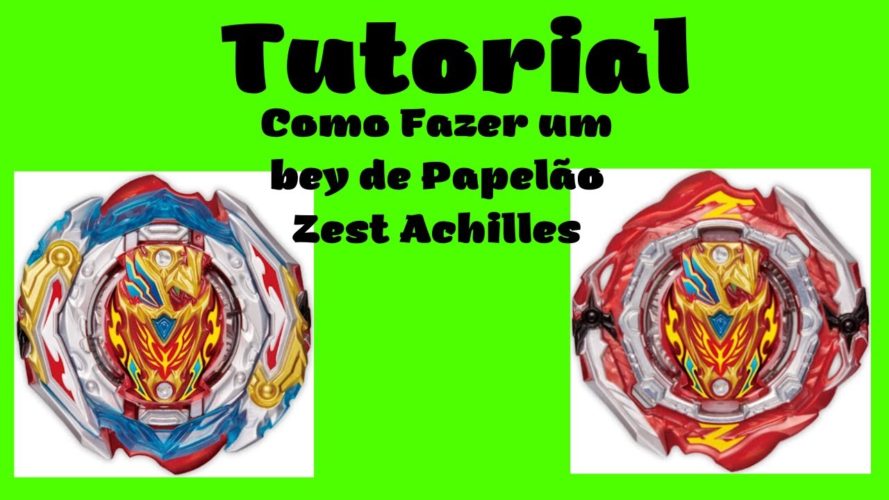 Como Fazer Um Bey Simples de Papelão !!! Passo a Passo Zest Achilles ...