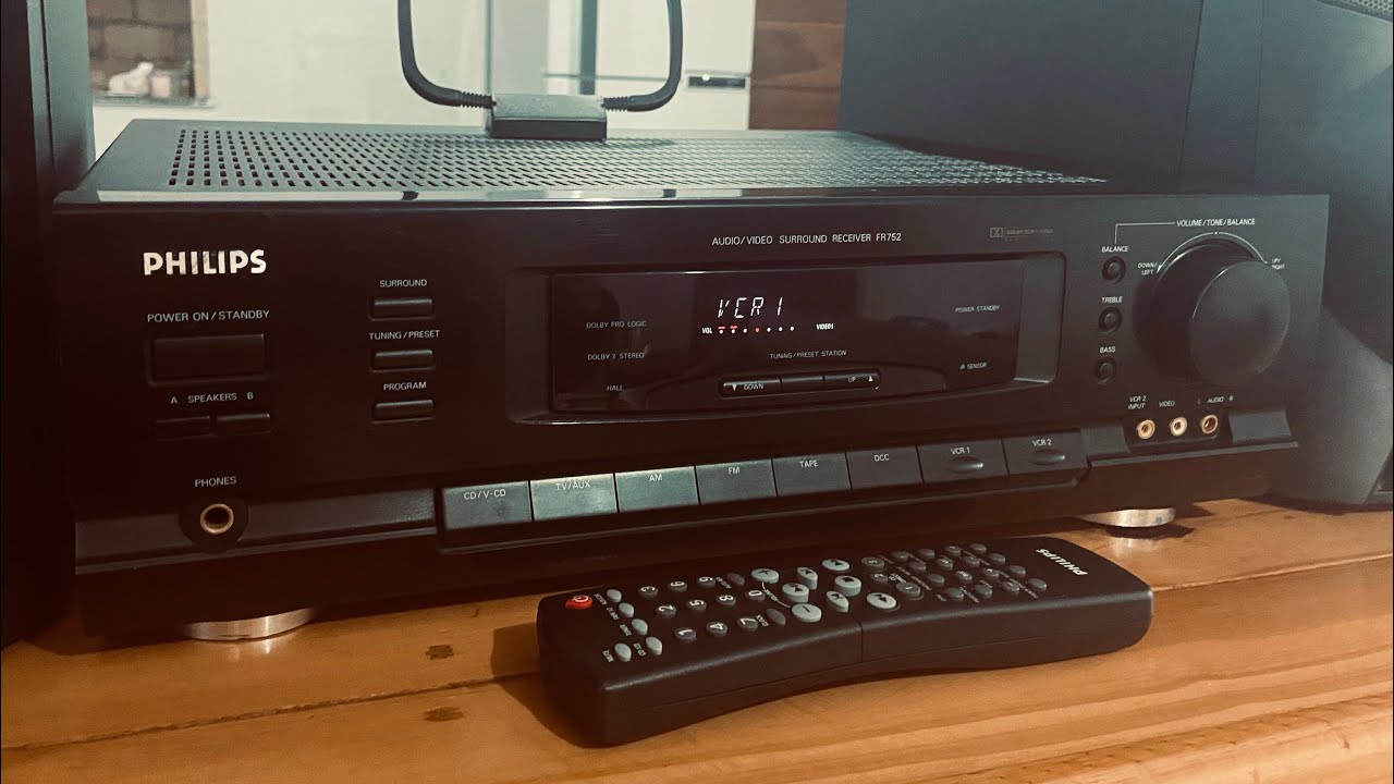 Receiver Philips FR752 Ótima qualidade e Agudos definidos - YouTube