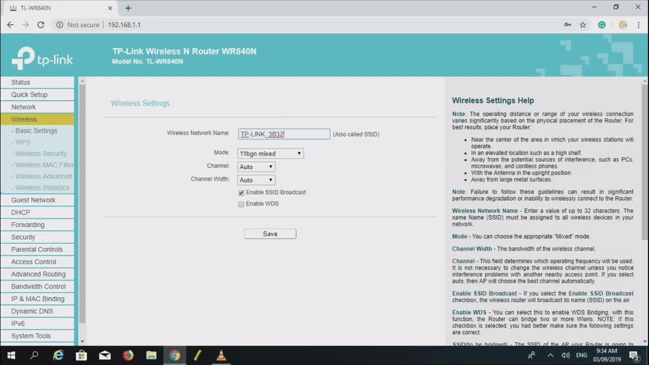 How to configure tp-link router - YouTube