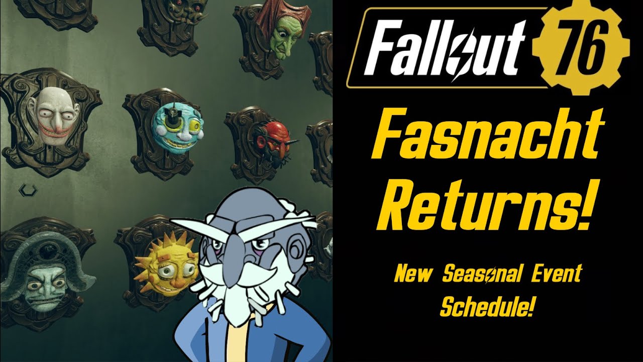 FASNACHT RETURNS! - Fallout 76 NEW Community Calendar - YouTube