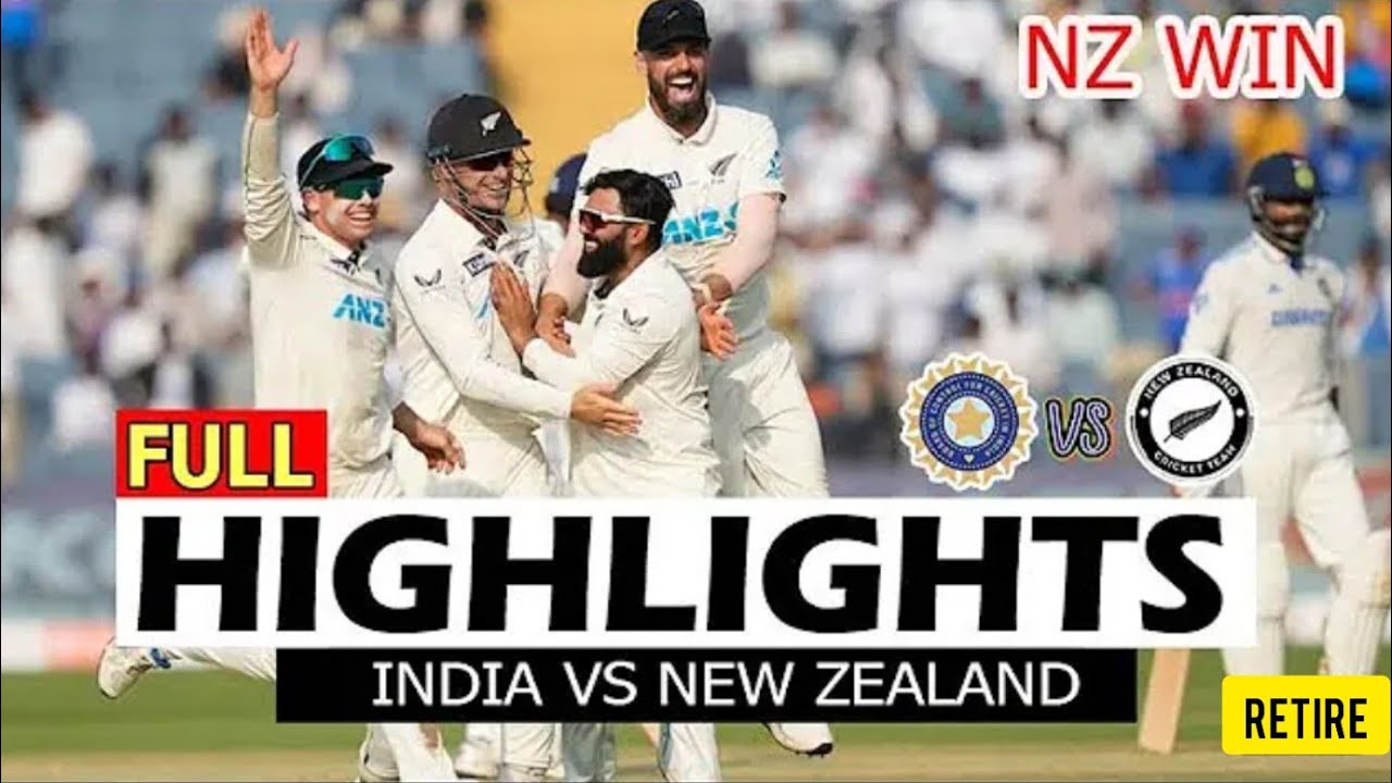 India Vs New Zealand 2nd Test Highlights 🔥 India Record Broken 💔 Gautam ...
