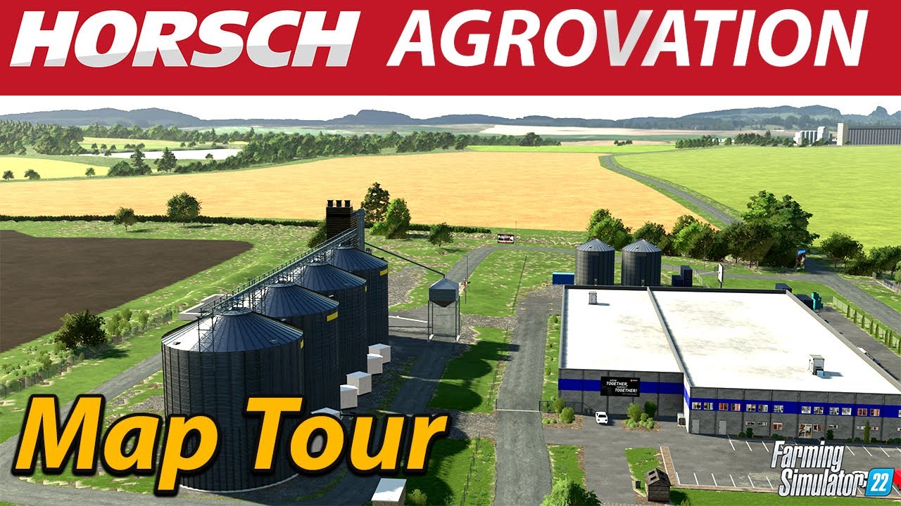 A MAP FOR LARGE EQUIPMENT!! | HORSCH AGROVATION MAP TOUR | FS22 🚜 ...