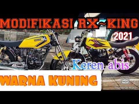Modifikasi RX King warna kuning keren 2021 - YouTube