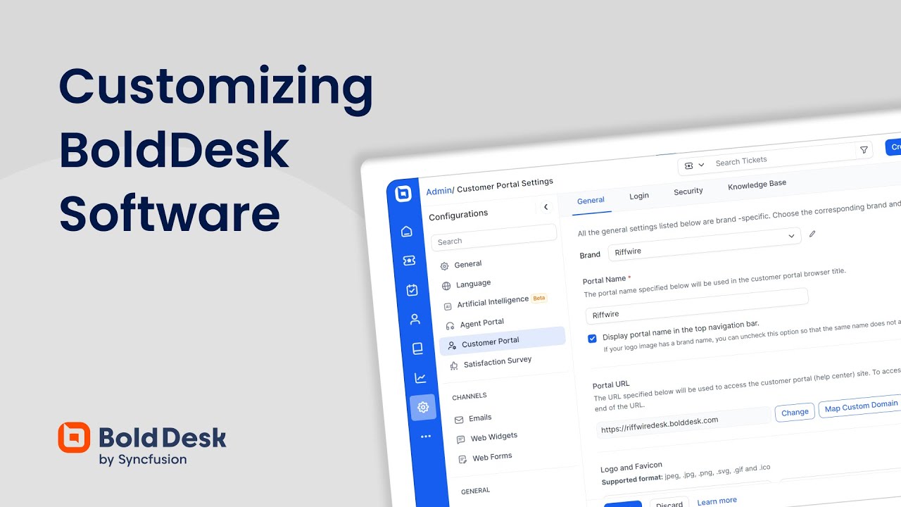 Customizing BoldDesk Software - YouTube