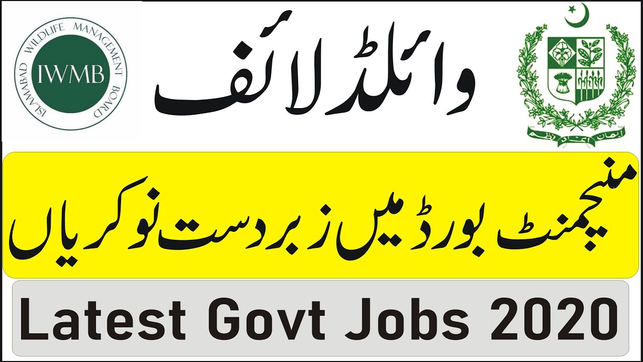 Wildlife Management Board Jobs 2020 | IWMB Jobs - YouTube