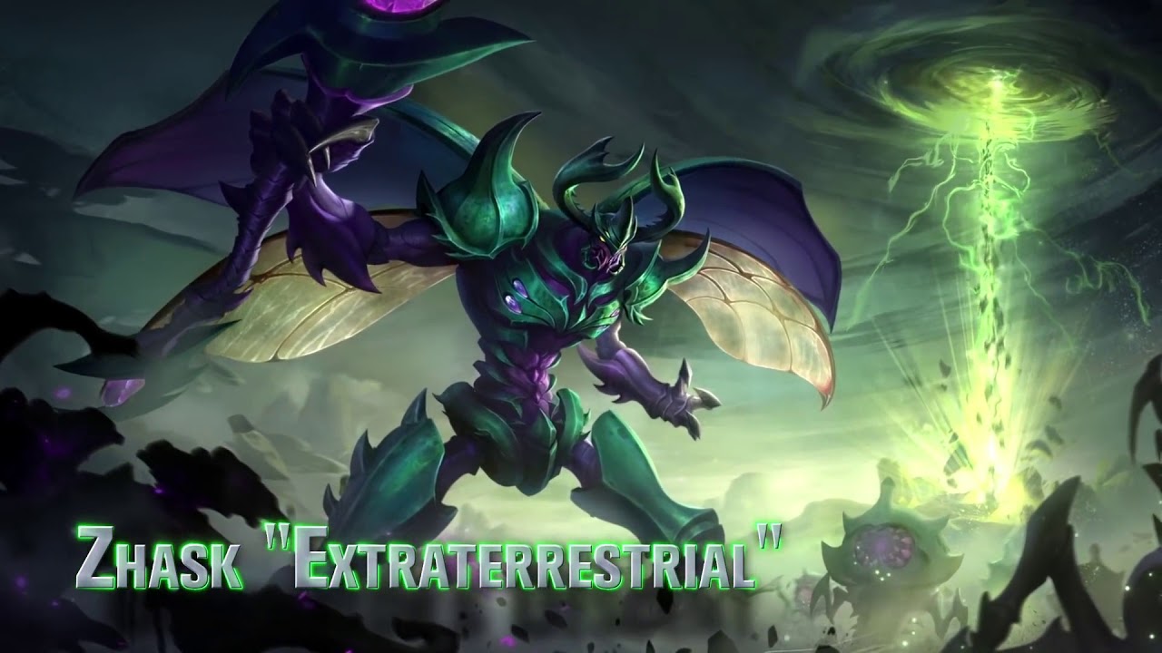 Zhask New Skin | Extraterrestrial | Mobile Legends: Bang Bang - YouTube