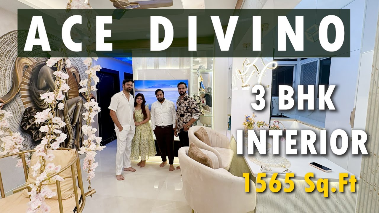 3BHK LUXURY INTERIOR IN ACE DIVINO| ACE DIVINO INTERIOR| BIG MAKEOVER| NOIDA EXTENSION 3BHK ...