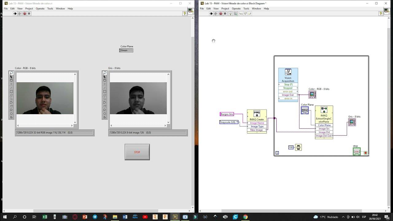 Vision | Filtrado de color - LabVIEW - YouTube