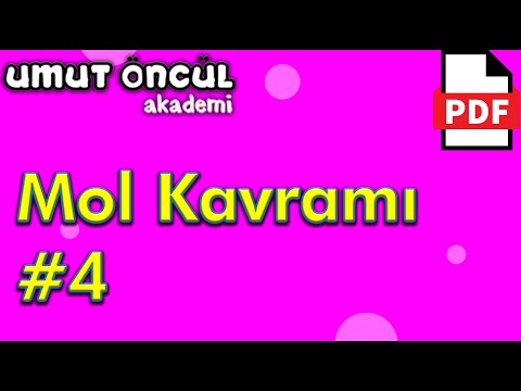Mol Kavramı #4 | Ortalama Atom Kütlesi | +PDF
