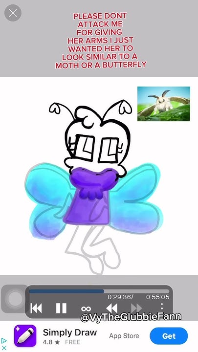 #dandysworld #flutter Flutter fan art from dw :) - YouTube