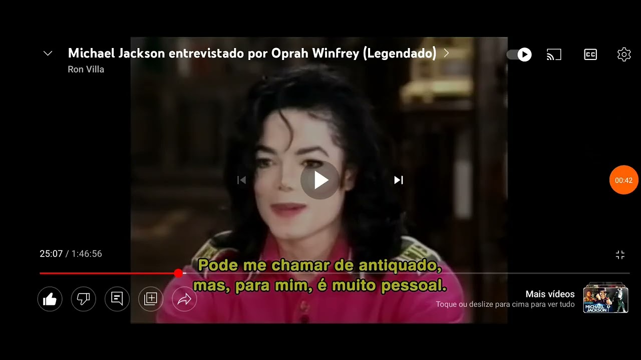 michael jackson fala se e virgem - YouTube