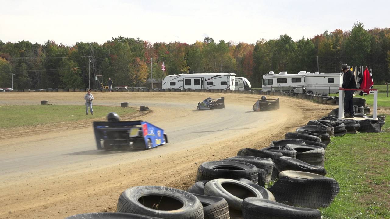 10-8-16 Stateline Speedway Karts Morning Open Feature - YouTube