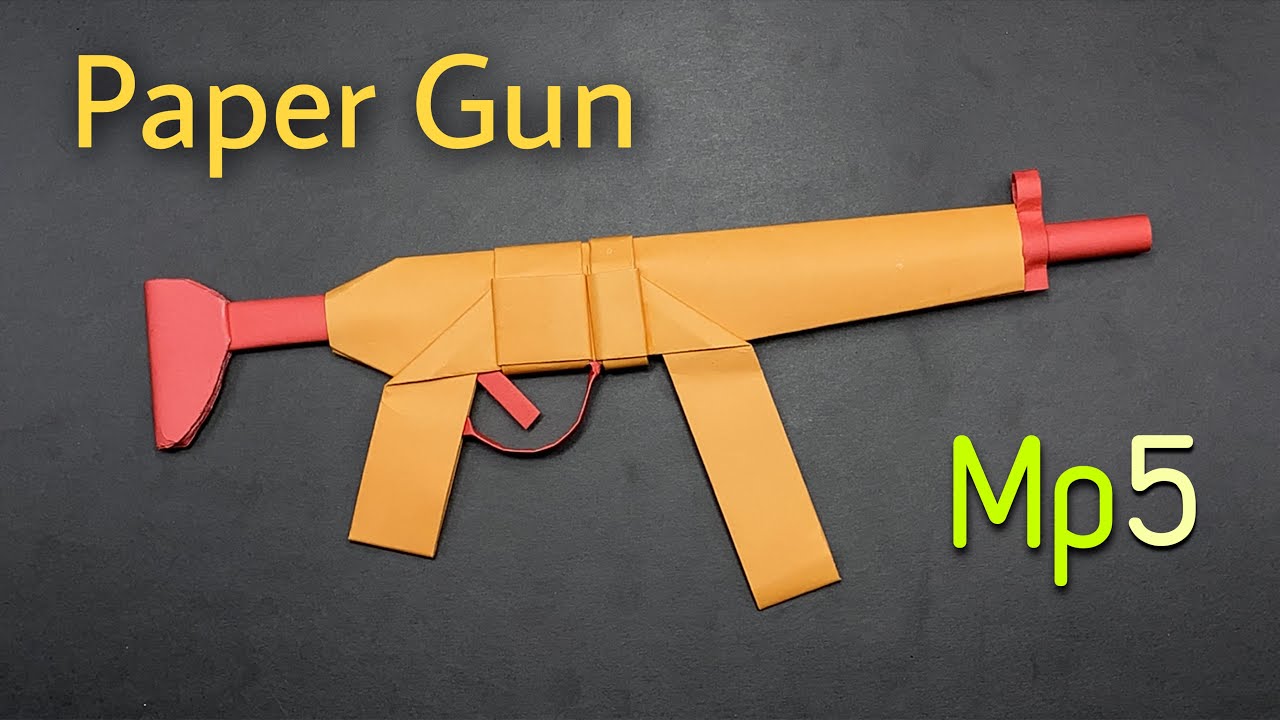 MP5 GUN MAKING FROM PAPER | How to Make a Paper Gun | Paper Craft ...