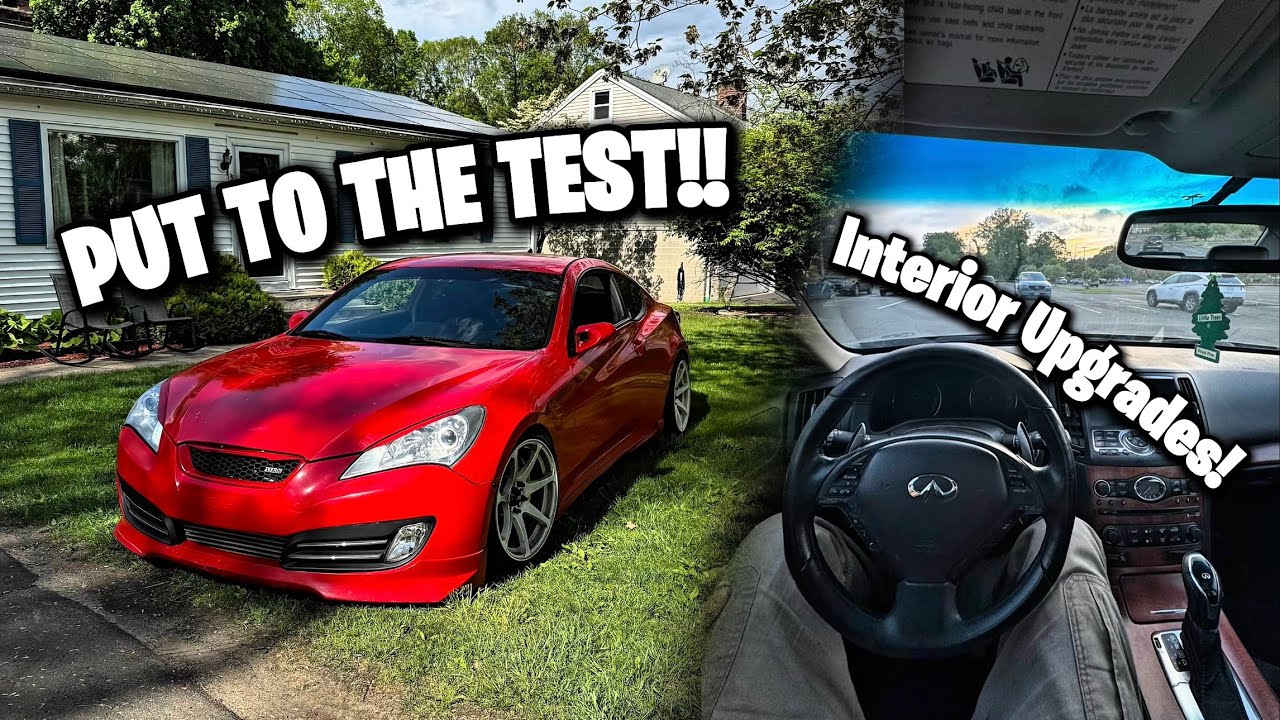 The Genesis Gets New Tires + G35 Interior Mods + POV DRIVING - YouTube