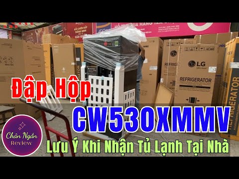 ĐẬP HỘP Tủ Lạnh Panasonic CW530XMMV 495 lít siêu cao cấp 2025 - Lưu ý khi nhận tủ tại nhà 