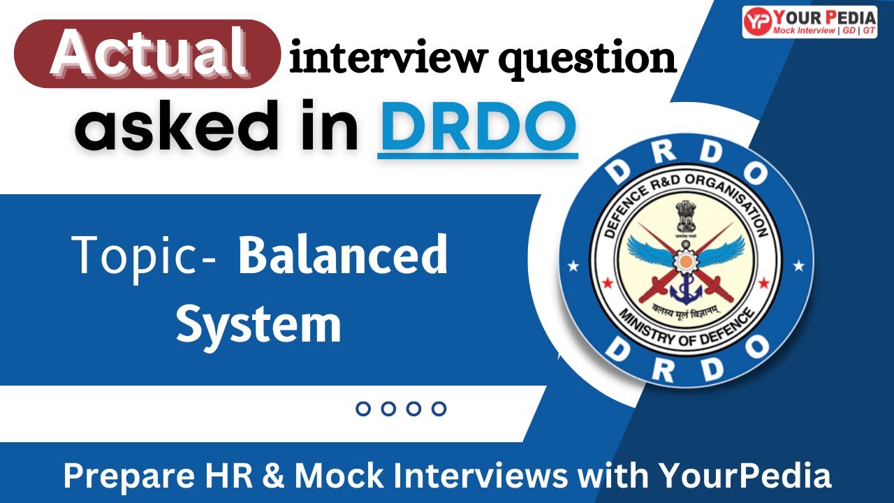 Balanced System | | EE & ECE technical interview questions | DRDO ...