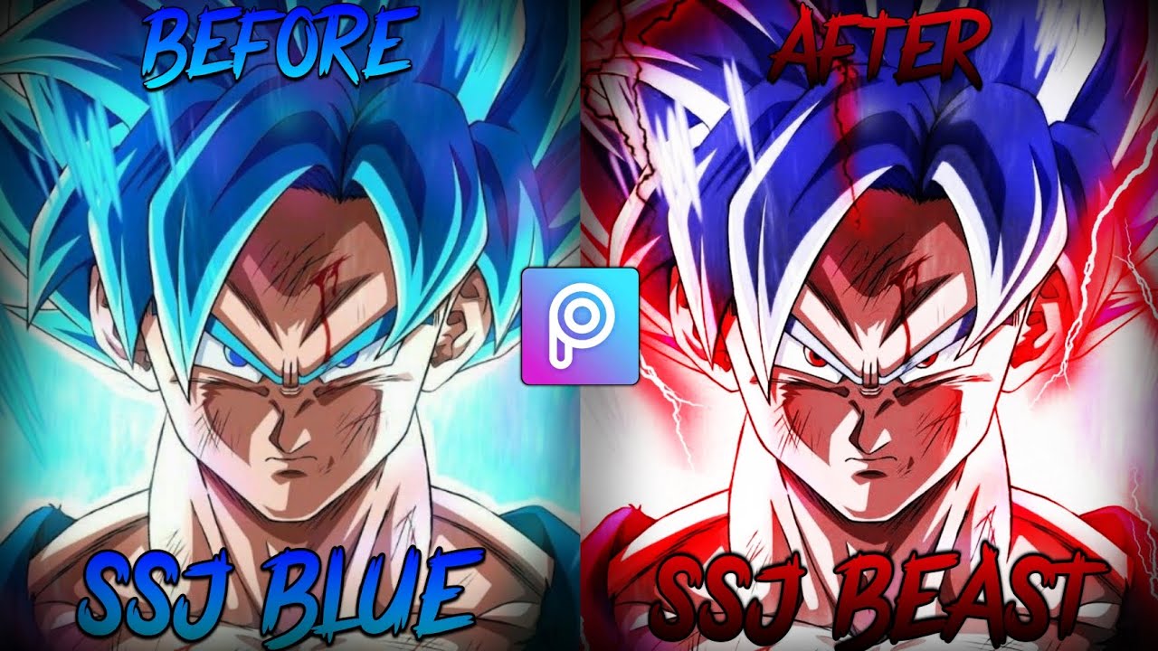 GOKU BEAST FORM!!! I Transformed SSJB Goku Into Beast Form Using ...