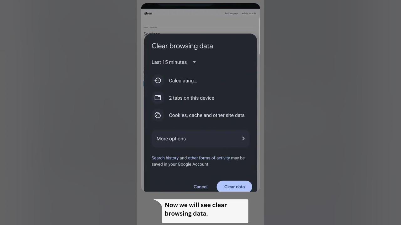 How to delete cache files Google Chrome - YouTube