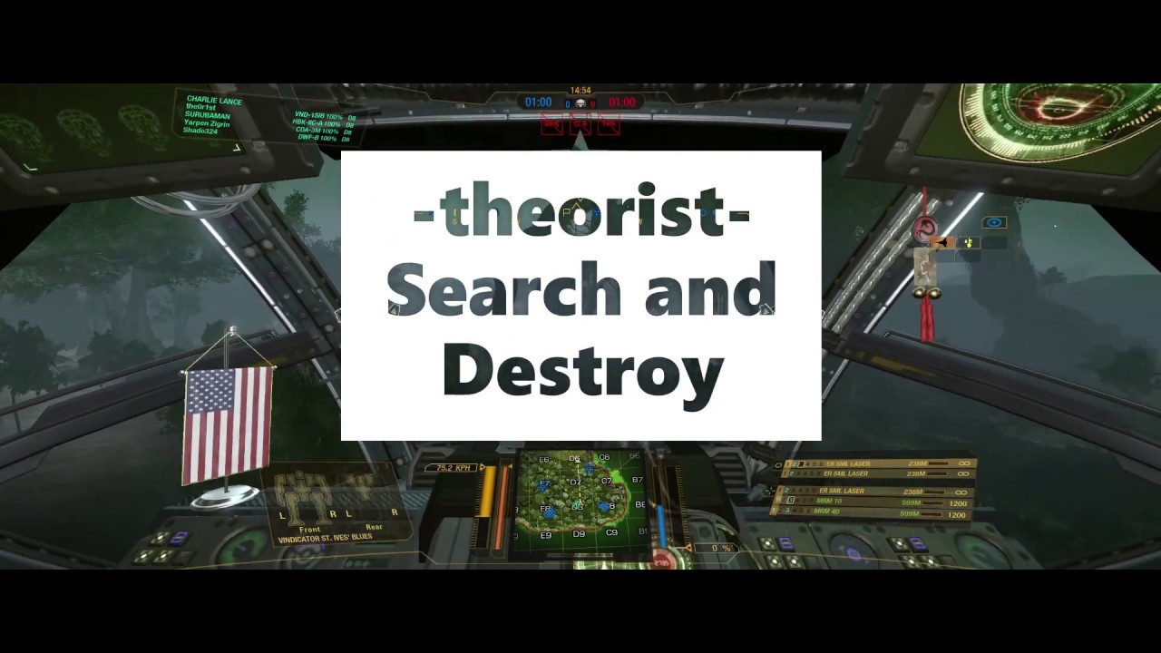 MWO Quickplay | Vindicator (ST. IVESS` BLUES) | Search and Destroy ...