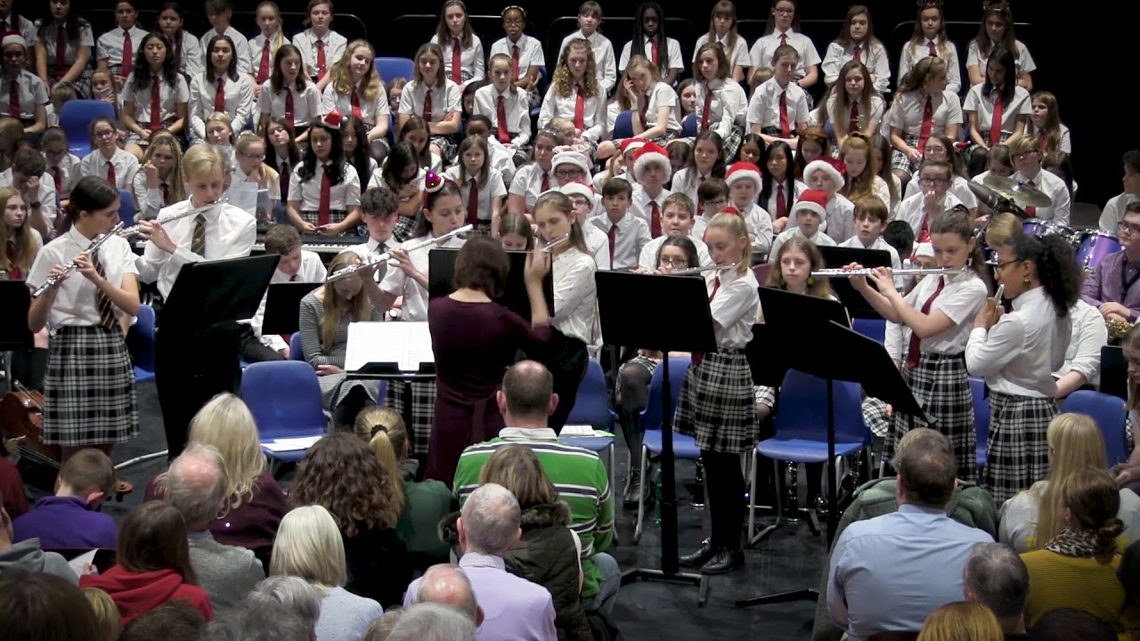 Flute Ensemble - Silent Night - Winter Concert 2019 - YouTube