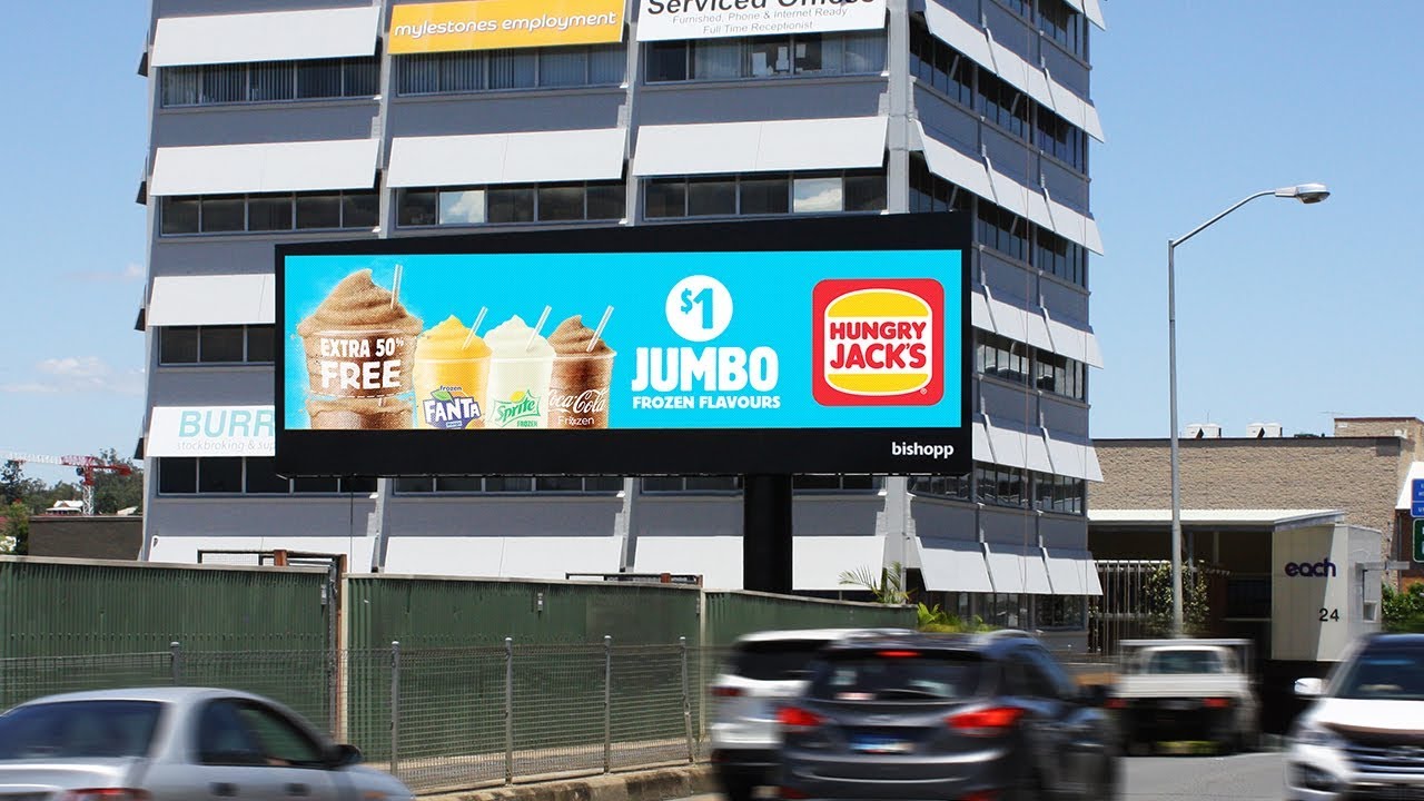 Ipswich CBD Digital Billboard | Bishopp Outdoor Advertising - YouTube