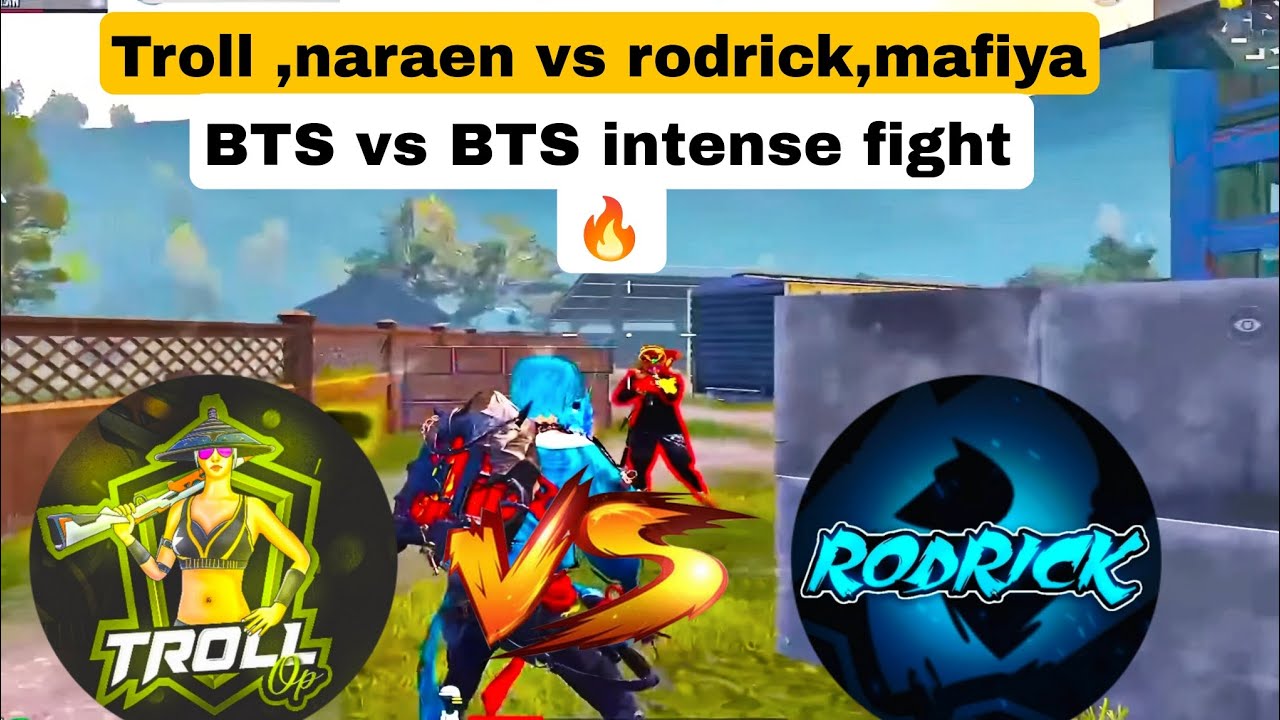 Troll vs rodrick intense tdm 🔥 who wins ..?? #trollop #rodrickyt #madan ...
