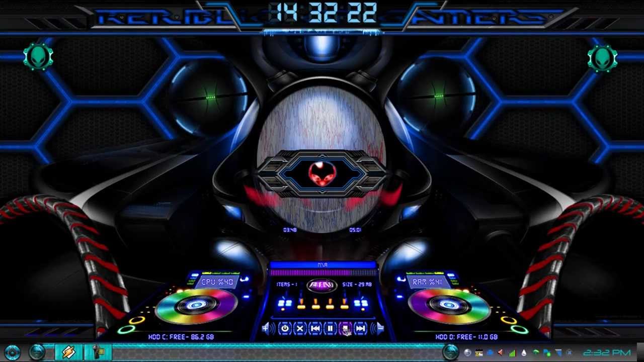 Alienware Machine Samurize Config by Bhadz - YouTube