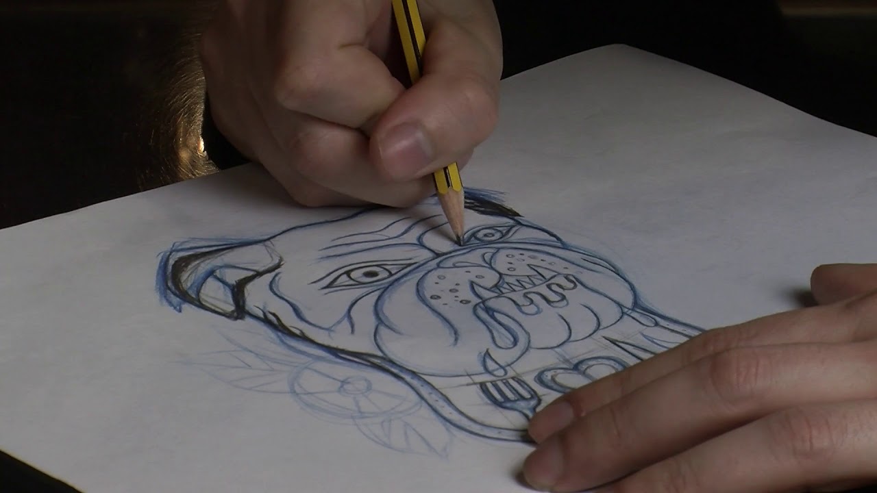 Person Drawing - Free Stock Creative Commons Video - YouTube