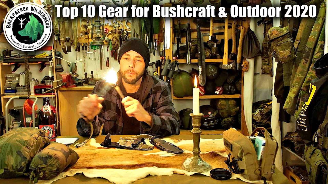 Backpacker Wilderness Top10 Gear von 2020 für Bushcraft & Outdoor - YouTube