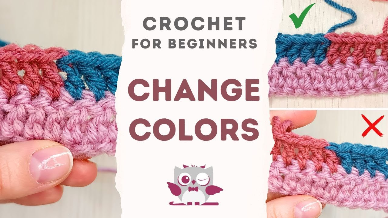How to Change Colors in Crochet [for Beginners] - YouTube