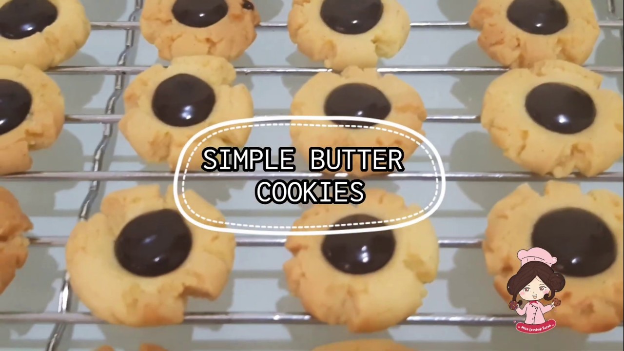 SIMPLE BUTTER COOKIES . VARIASI COOKIES LEBARAN - YouTube