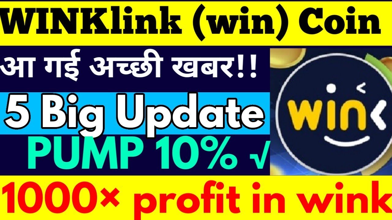 Winklink (Win) Today Updates | Wink Coin Prediction | Winklink Coin ...
