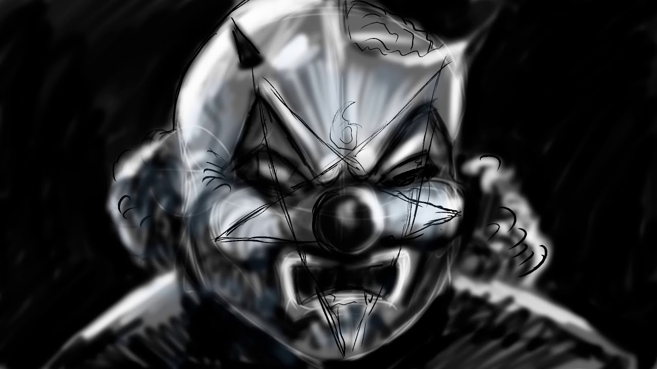 Slipknot clown iowa speedpaint drawing - YouTube