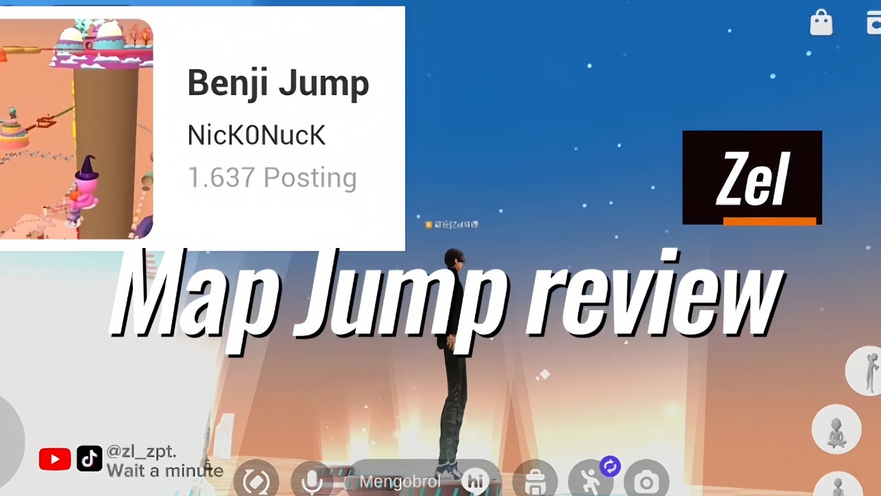 Benji Jump zepeto map [PARKOUR] Zel - YouTube