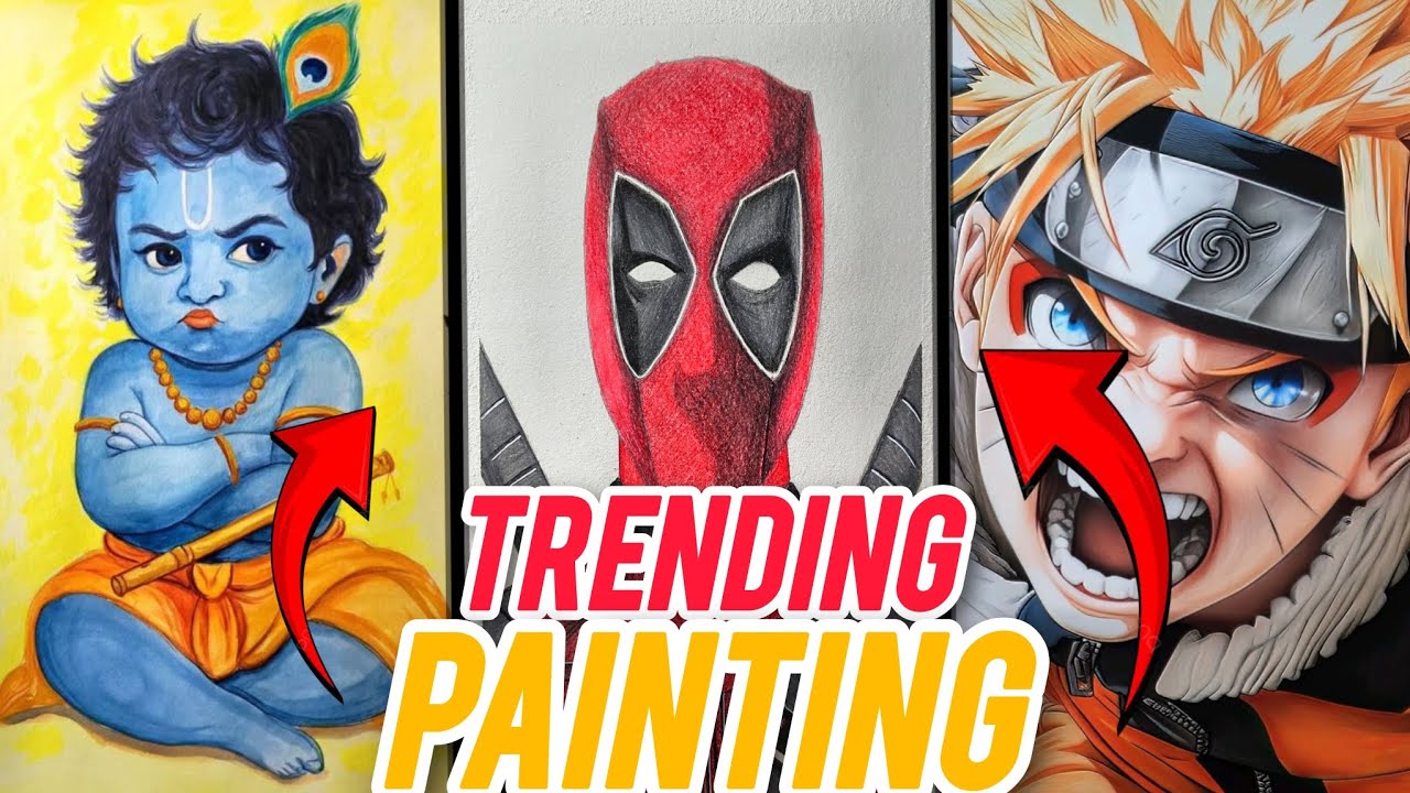 Most Viral Painting on Social Media#viral #trending #painting - YouTube
