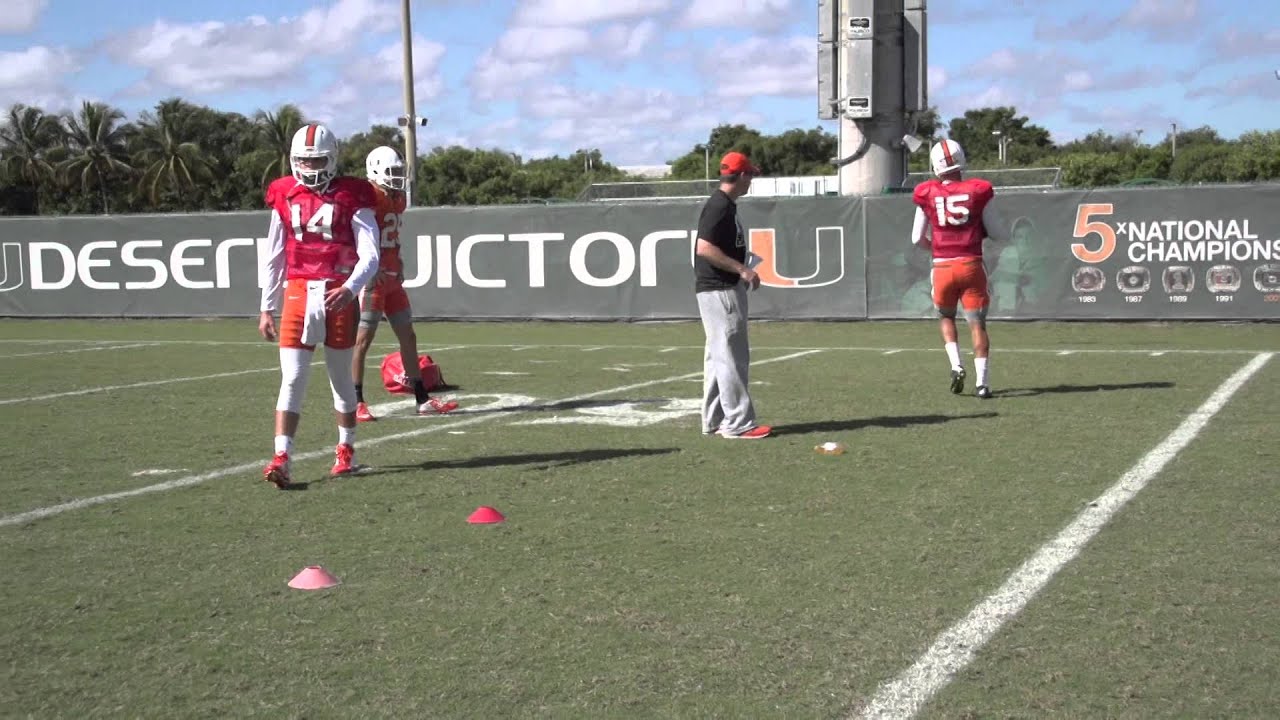 QB Coach | James Coley | Mic'd Up | Star Drill - YouTube