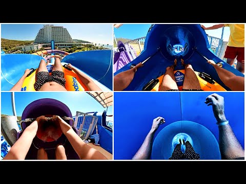 Palm Wings Ephesus Beach Resort Türkiye 🇹🇷 | Tüm Su Kaydırakları