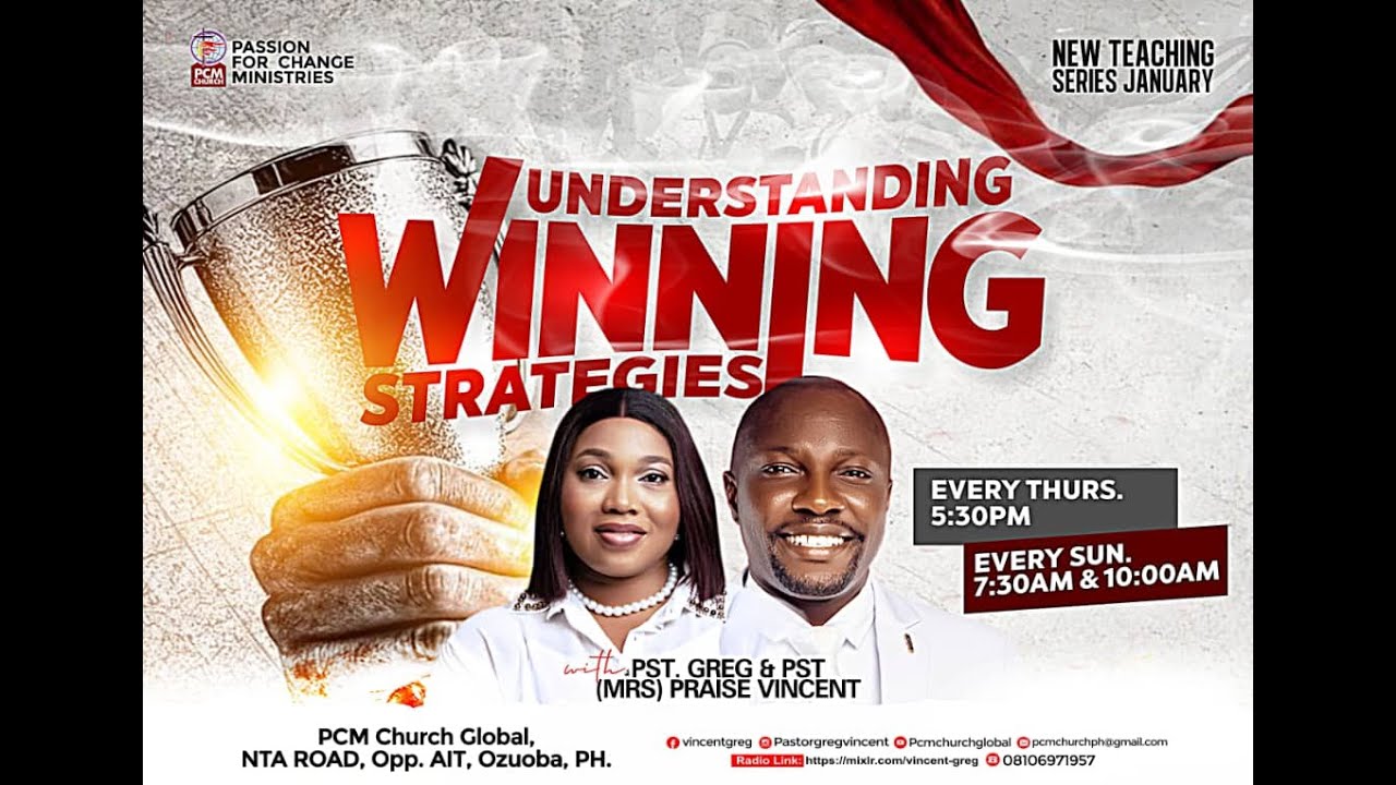 UNDERSTANDING WINNING STRATEGIES |BIG THURSDAY SERVICE |2ND JANUARY ...