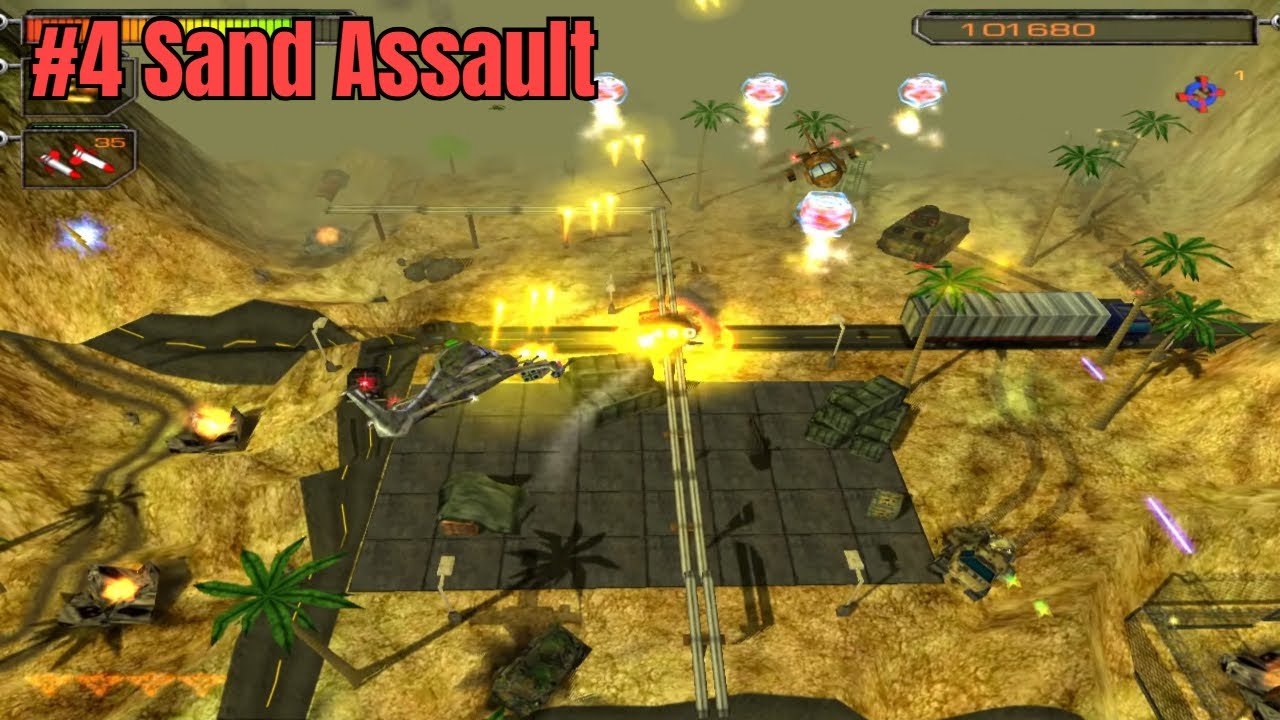 Air Assault 2 : Air Force Missions Gameplay Level 4 - Sand Assault (4k ...