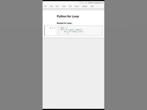 Nested For Loop | Python For Loop - Youtube