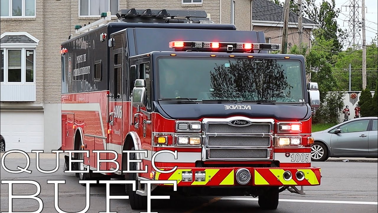 *SECOND ALARM RESPONSE* Montreal Fire Department (SIM) two alarm fire ...